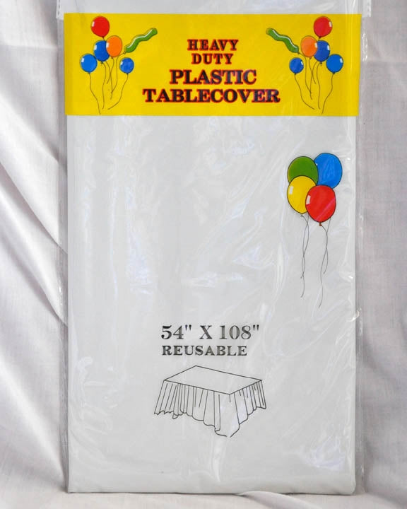 Reusable plastic table cover 54"x108" rectangle. – Blessings And Baptisms